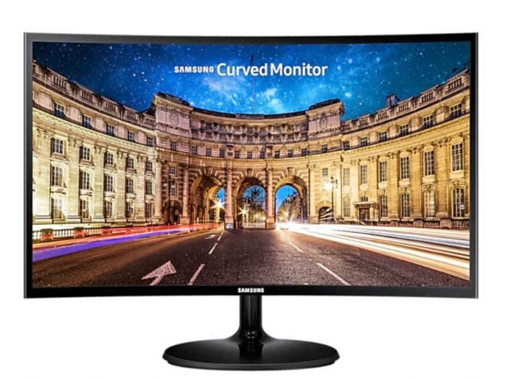 Good Monitor (Samsung C24F390) Under 10000 in India 2024 | ElectronDeal.com